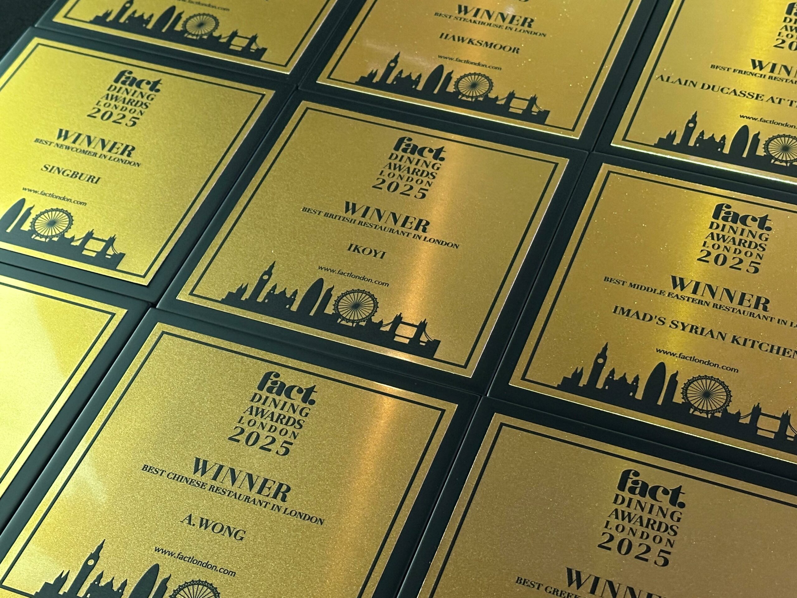 FACT Dining Awards London 2025: The Winners - FACT Dining Awards
